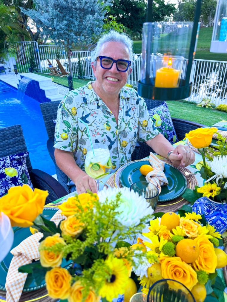 Amalfi Coast Inspired Table Decor by Alegria Party Design. MFS